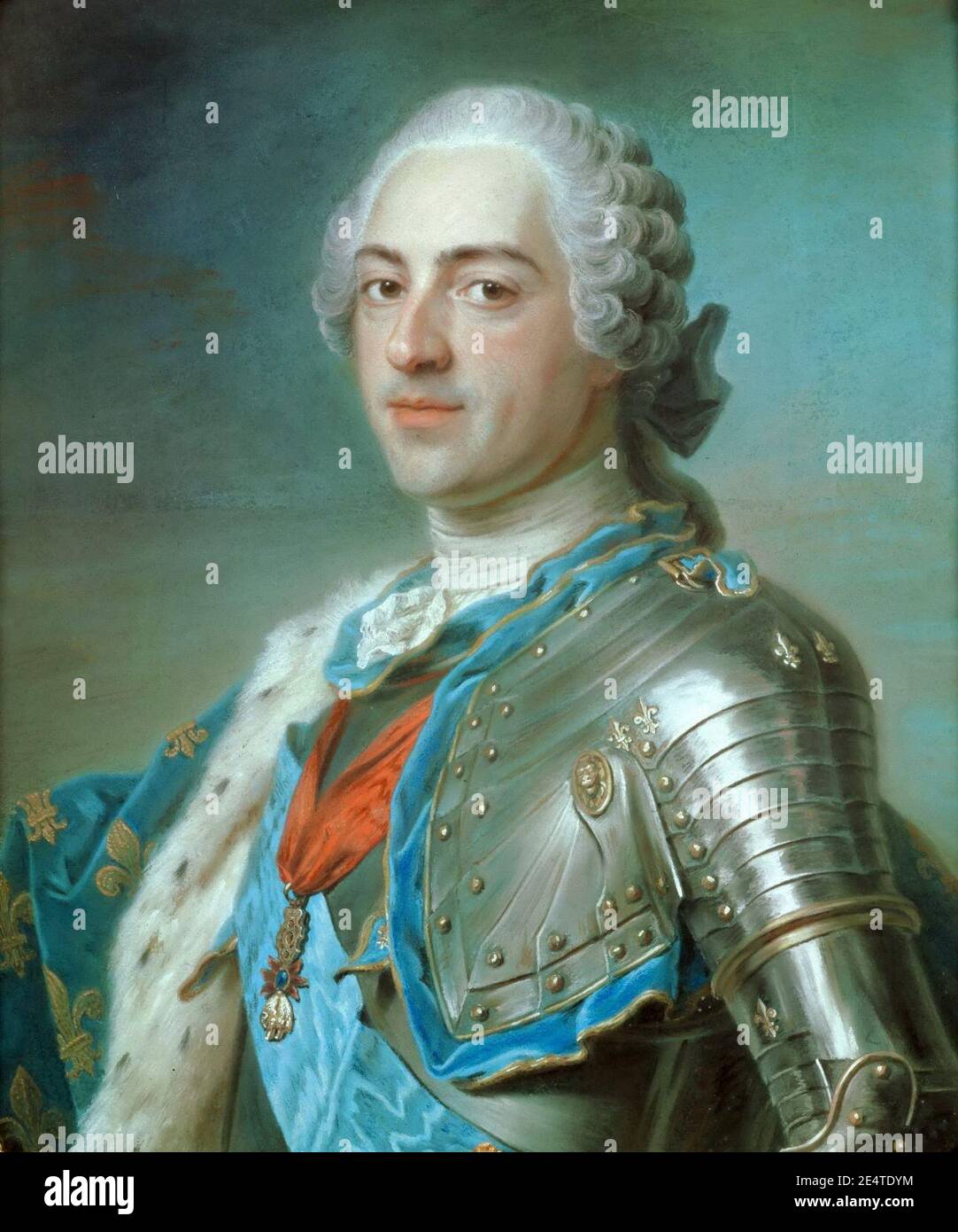 Maurice Quentin de La Tour - Louis XV Stock Photo - Alamy