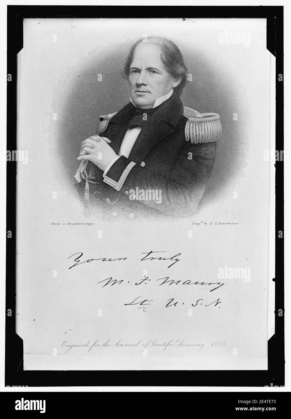 MAURY, MATTHEW FONTAINE, U.S.N Stock Photo - Alamy