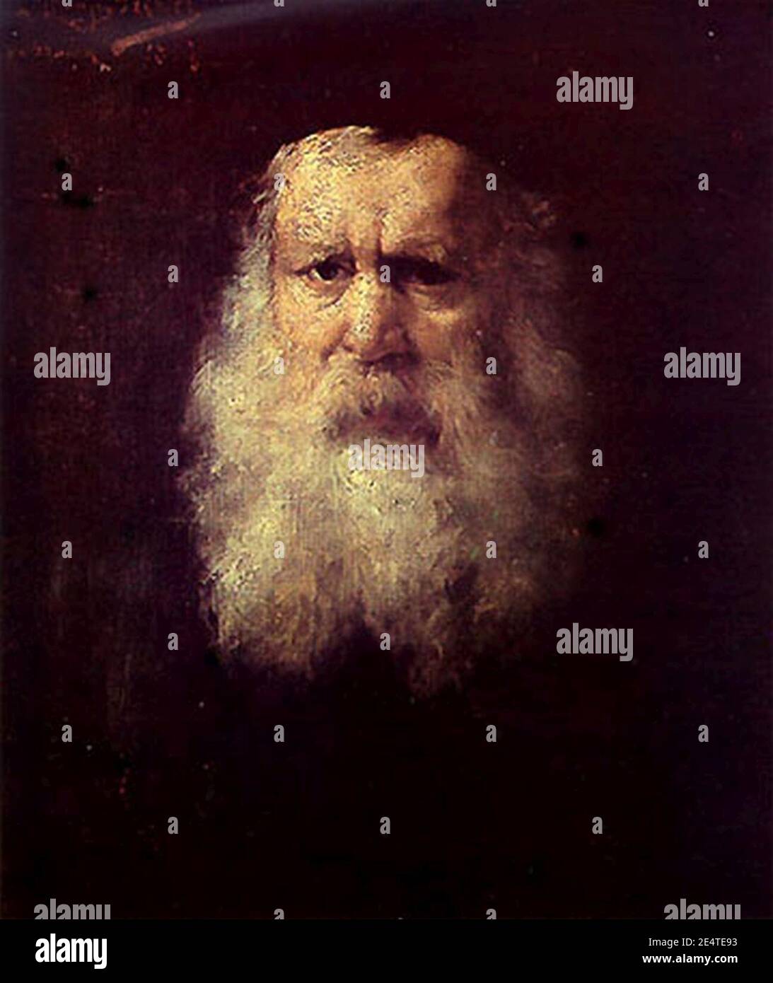 Maurycy Tr bacz Portret starca Stock Photo - Alamy