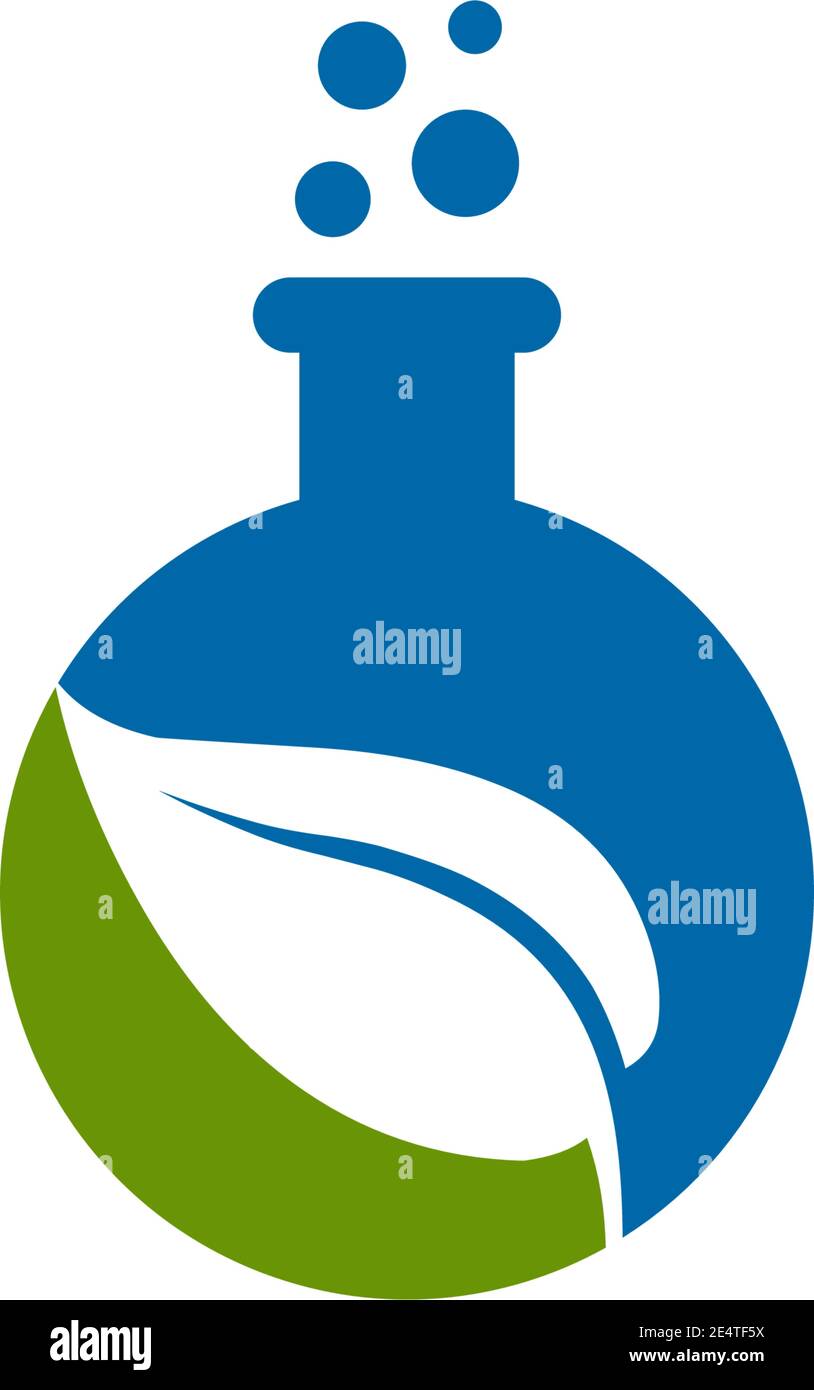 Lab logo design with using chemical bottle icon logo design vector ...