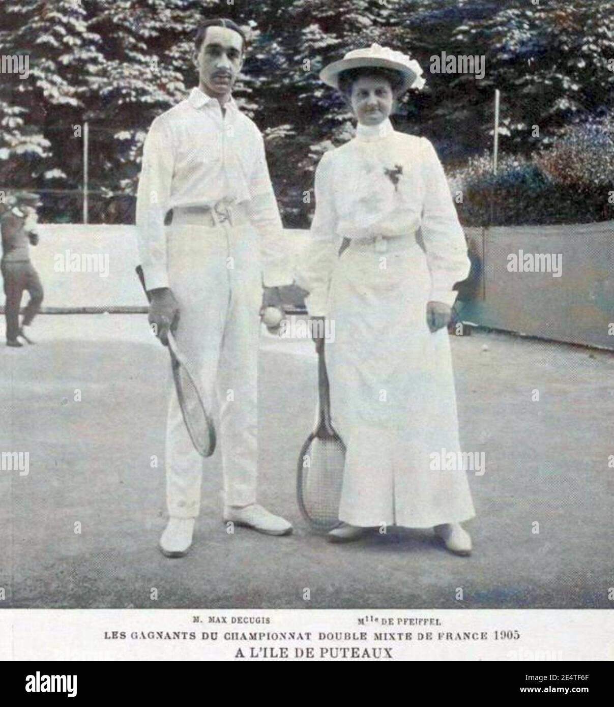 Max Decugis en 1905 Stock Photo - Alamy