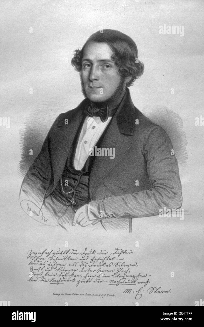 Max Emanuel Stern Litho Stock Photo - Alamy