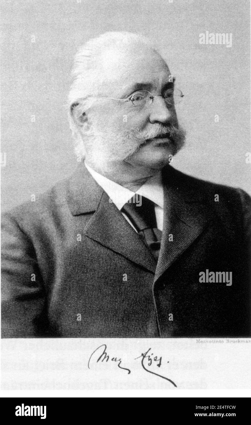 Max Eyth, signiertes Foto Stock Photo - Alamy