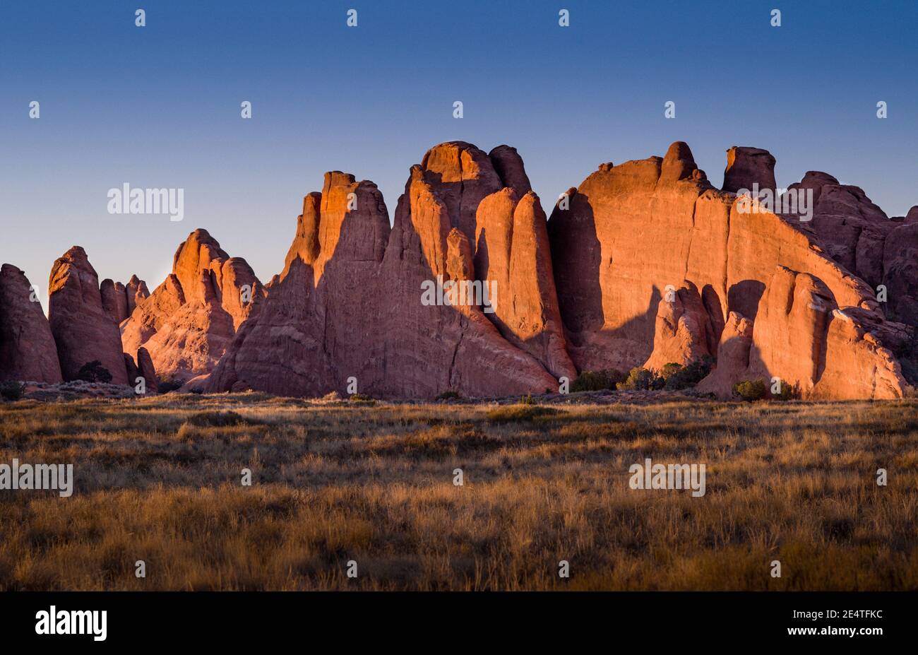DEVILS GARDEN ARCHES NATIONAL PARK MOAB UTAH Stock Photo - Alamy