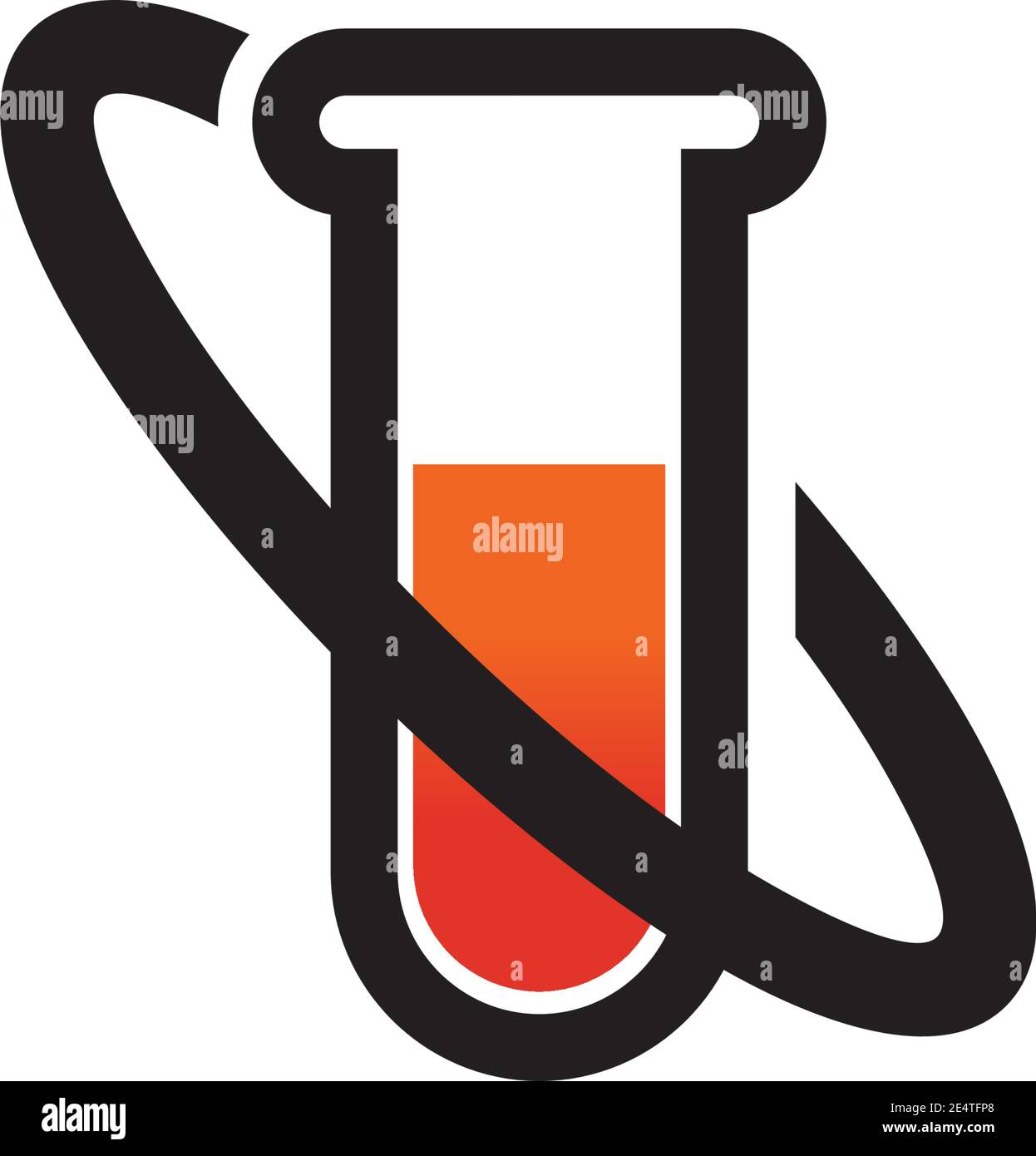 Chemistry laboratory glassware liquid formula Stock Vector Images - Alamy