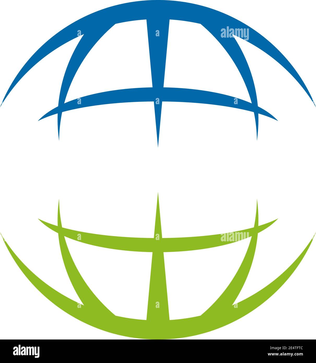 Globe icon logo design inspiration vector template Stock Vector Image ...