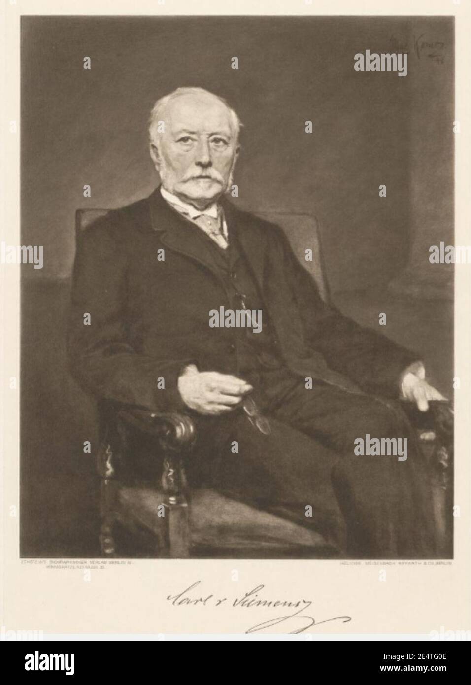 Carl von siemens hi-res stock photography and images - Alamy