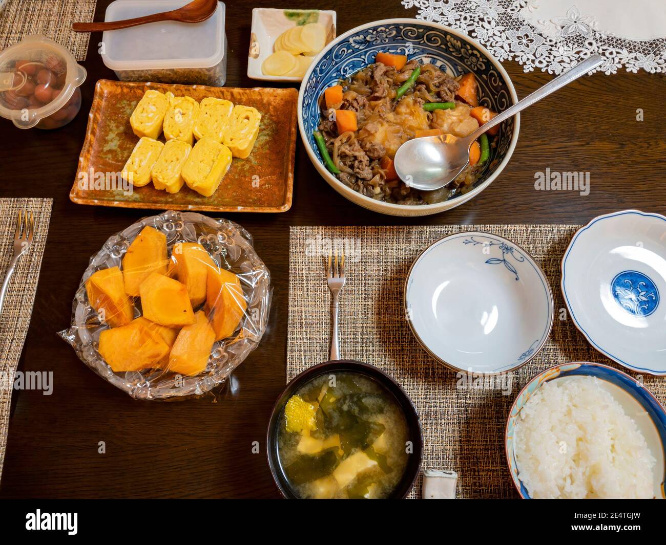 Japanese gyudon beef rice hi-res stock photography and images - Alamy