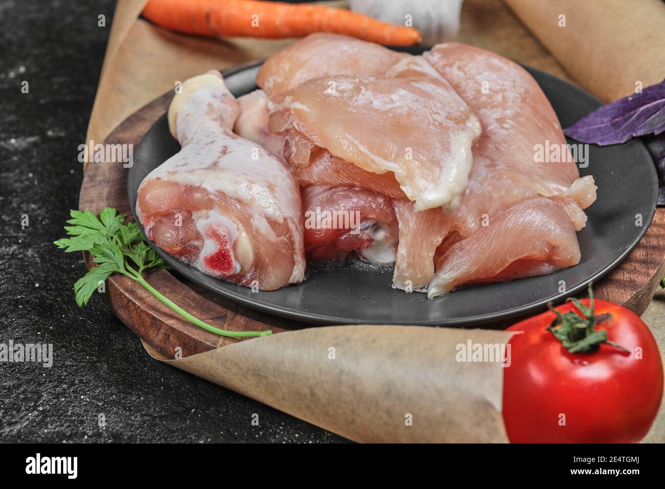 Chicken parts hi-res stock photography and images - Alamy