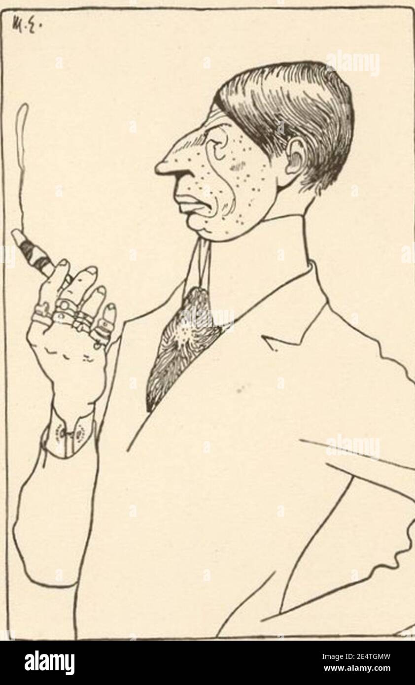 Max von Esterle Hans von Hoffensthal 1911 Stock Photo - Alamy