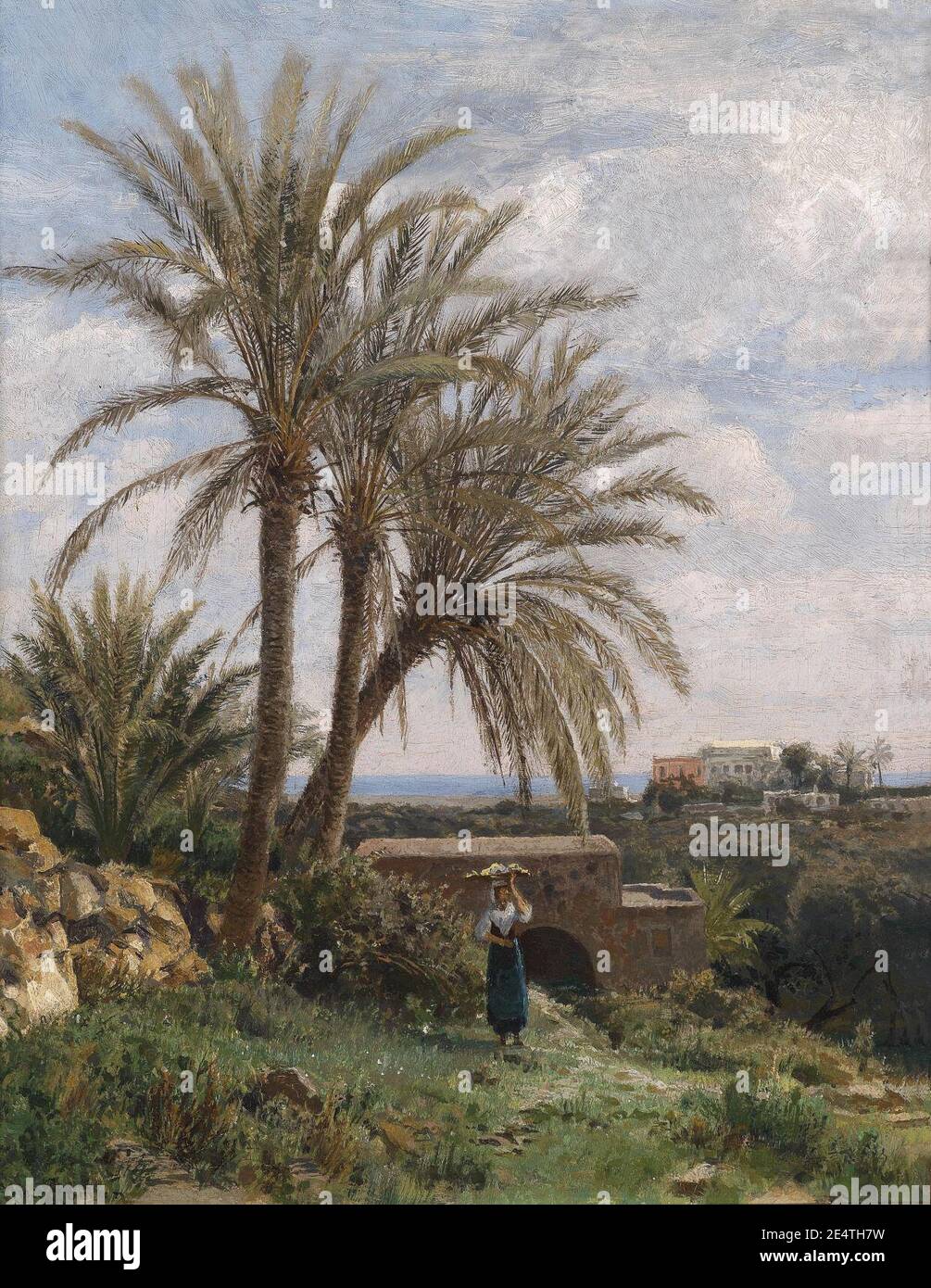 Max Wilhelm Roman Antike Villa in Tivoli Stock Photo - Alamy