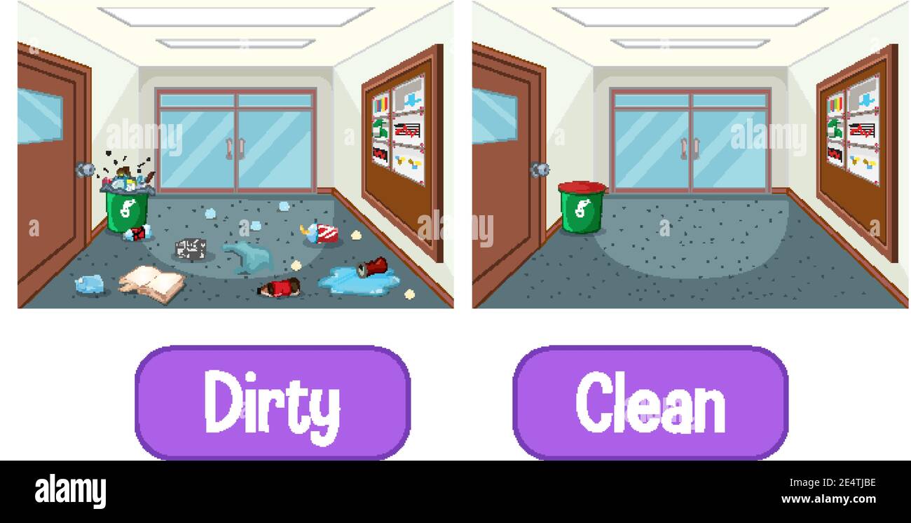 Clean And Dirty Opposites