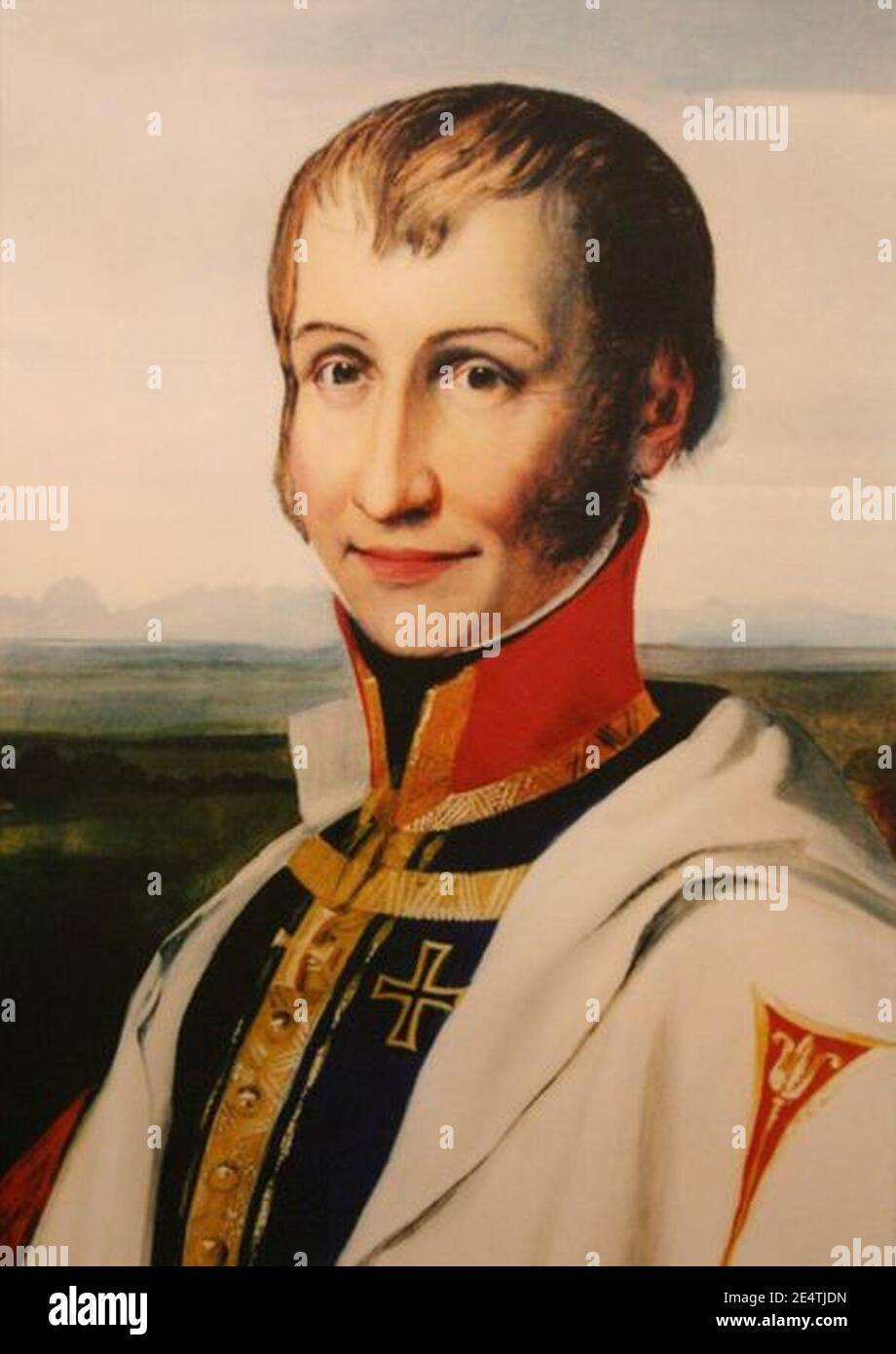 Maximilian Joseph von Oesterreich-Este 1782 1863 Stecher Stock Photo ...