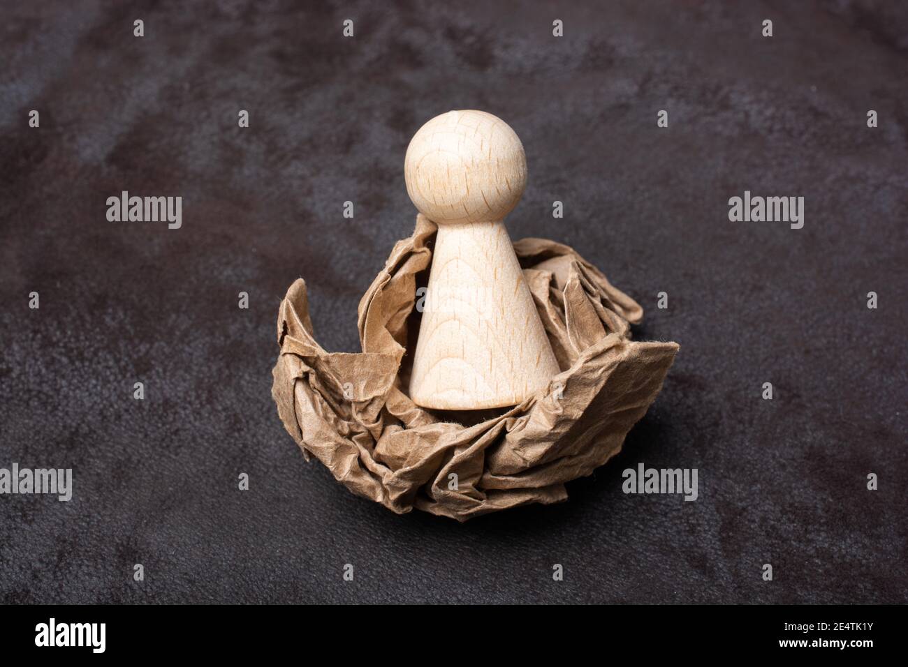 Little tiny man person figurine in view Stock Photo - Alamy