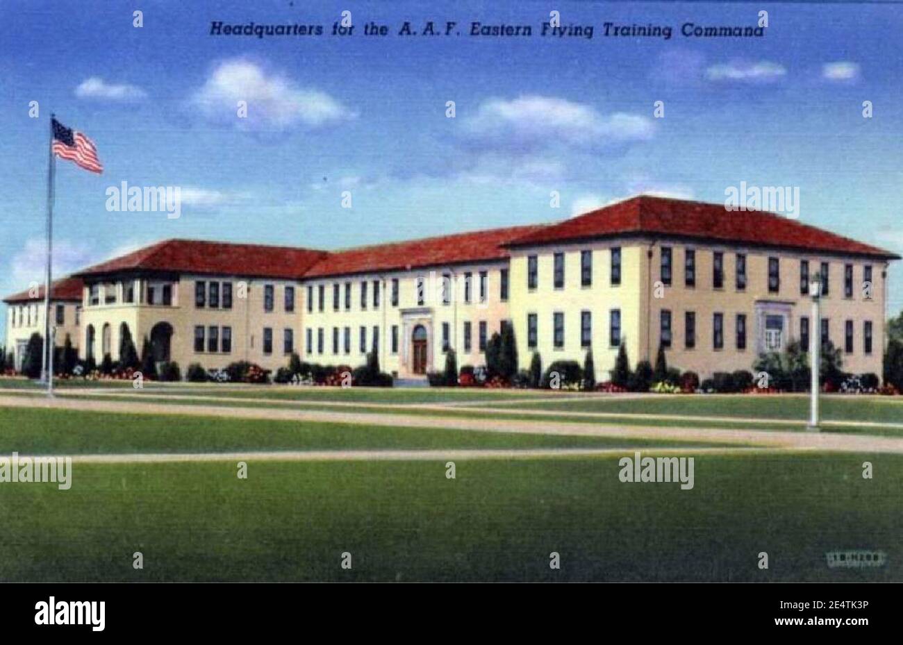 Maxwell Field - Postcard HQ AAF Eastern Flying Training Command Stock ...