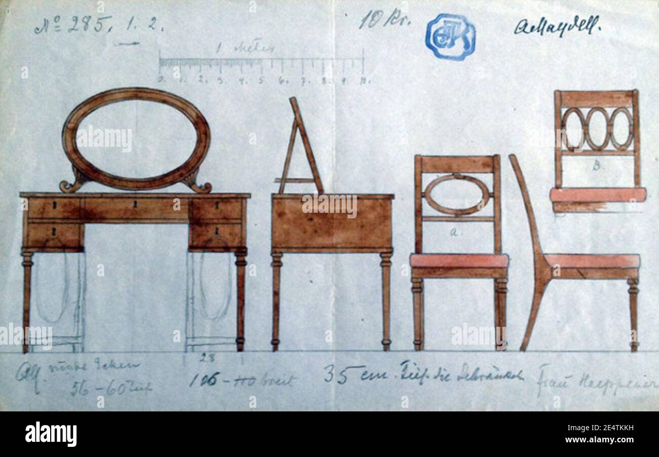 Maydell Furniture design 1 Stock Photo - Alamy