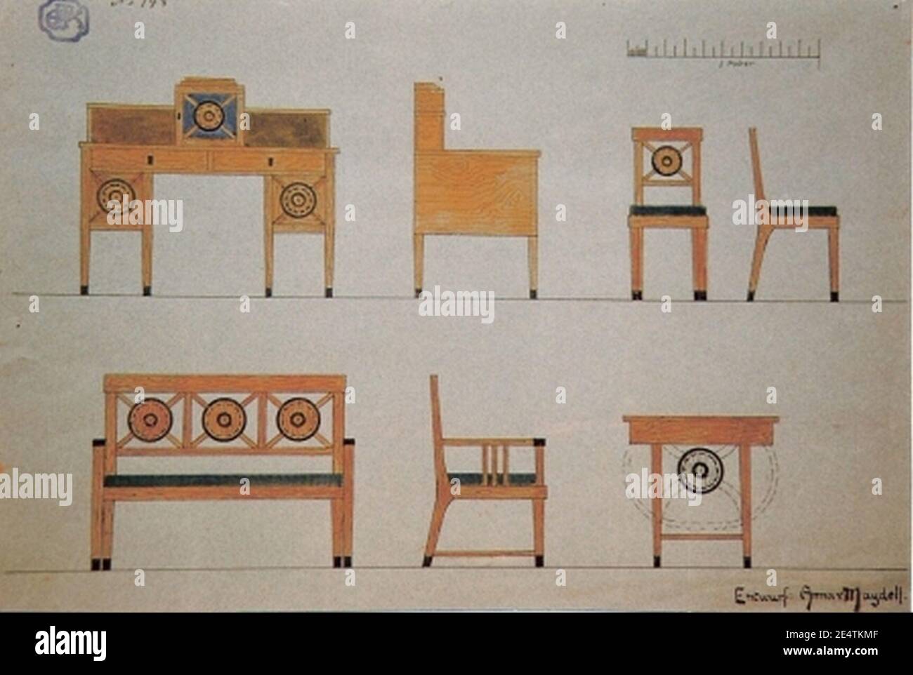 Maydell Furniture design 2 Stock Photo - Alamy