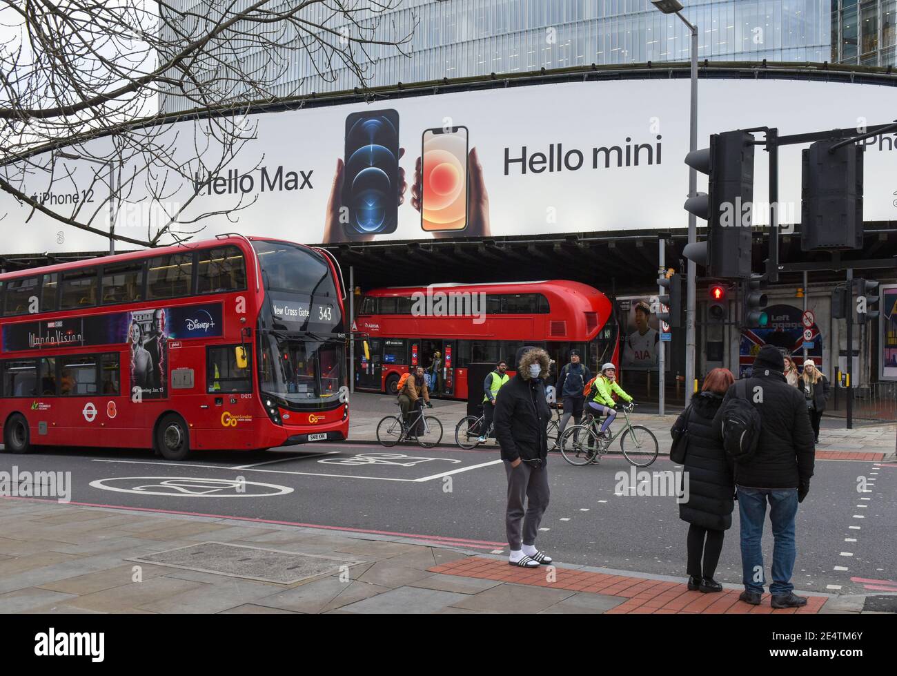London, UK. 21st Jan, 2021. New iPhone 12, hello Mini and Max Pro ...