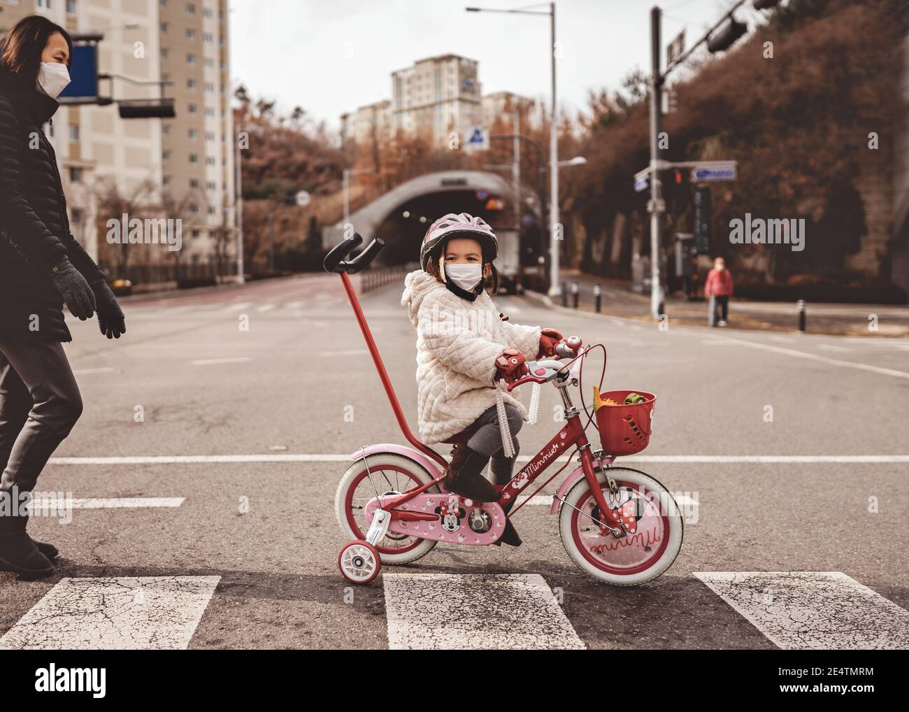 Cute baby rinding bike hi-res stock photography and images - Alamy