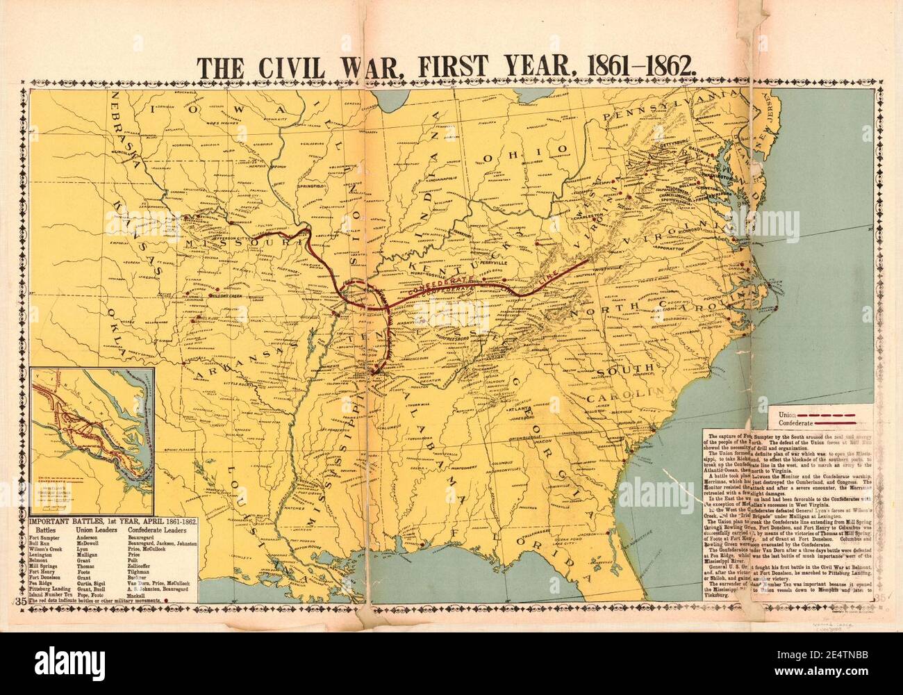 McConnell's Historical maps of the United States Stock Photo - Alamy