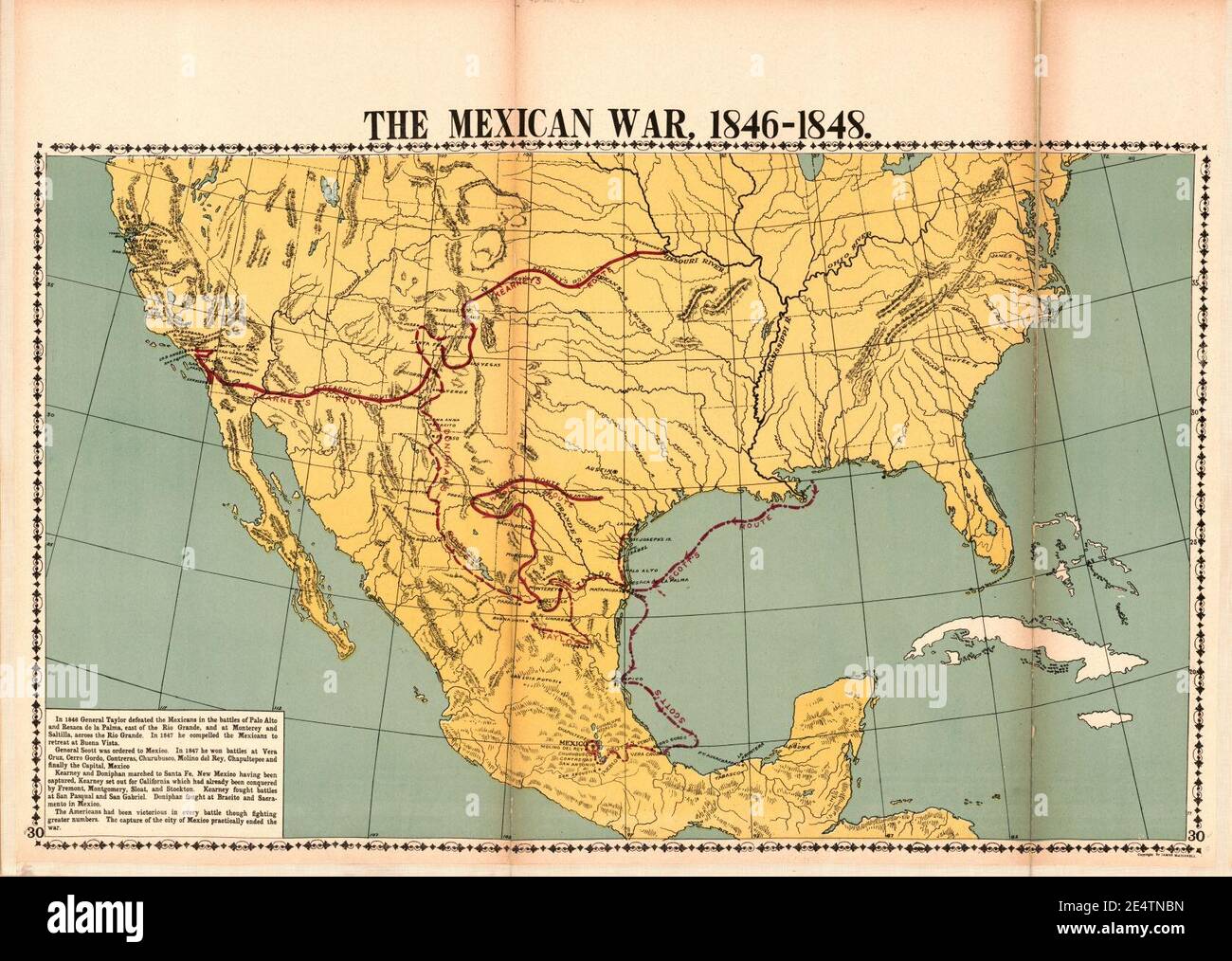 McConnell's Historical maps of the United States Stock Photo - Alamy
