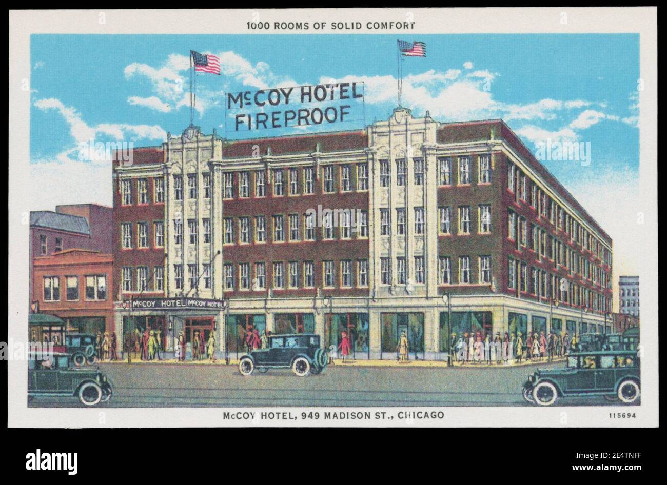 McCoy Hotel, Chicago Stock Photo - Alamy