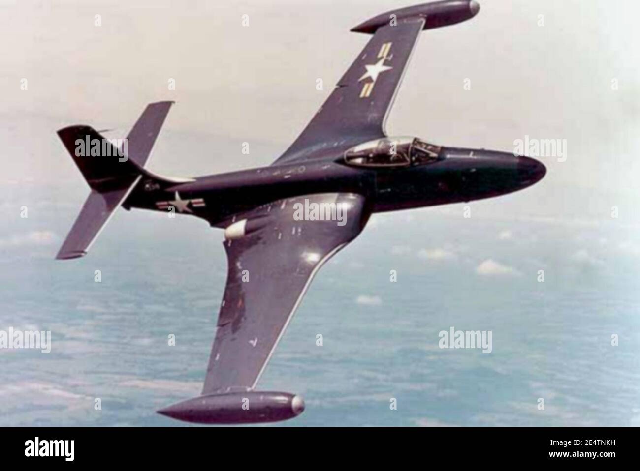 McDonnell F2H-2 Banshee in flight (colour Stock Photo - Alamy