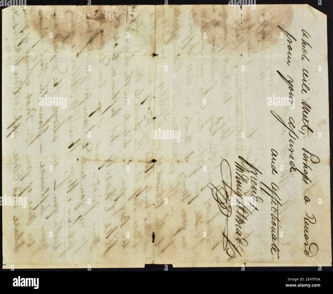 McKnight & Brady letter and invoice to M. Mcdonogh of St. Charles, 1812 ...