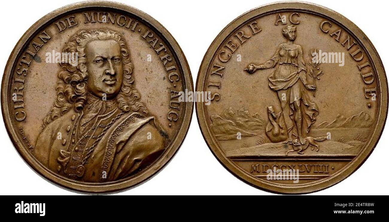 Medaille Christian von Münch Stock Photo - Alamy