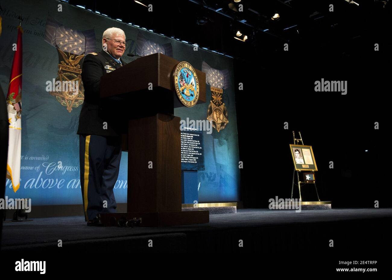 Medal of Honor recipient Gary M. Rose Stock Photo - Alamy