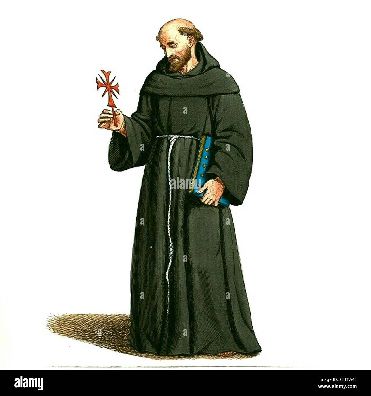 Medieval Priest, Friar, or Monk (4 Stock Photo - Alamy