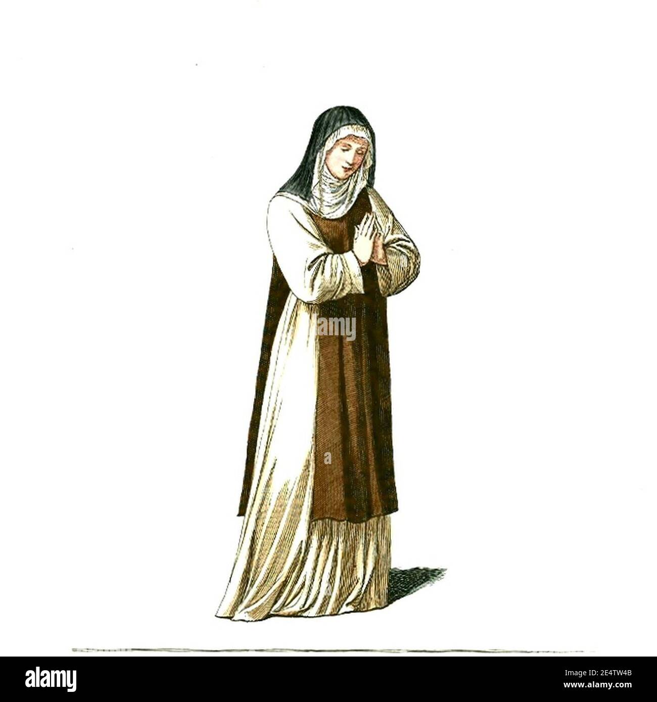 Medieval Nun or Woman in Religious Clothing (1 Stock Photo - Alamy