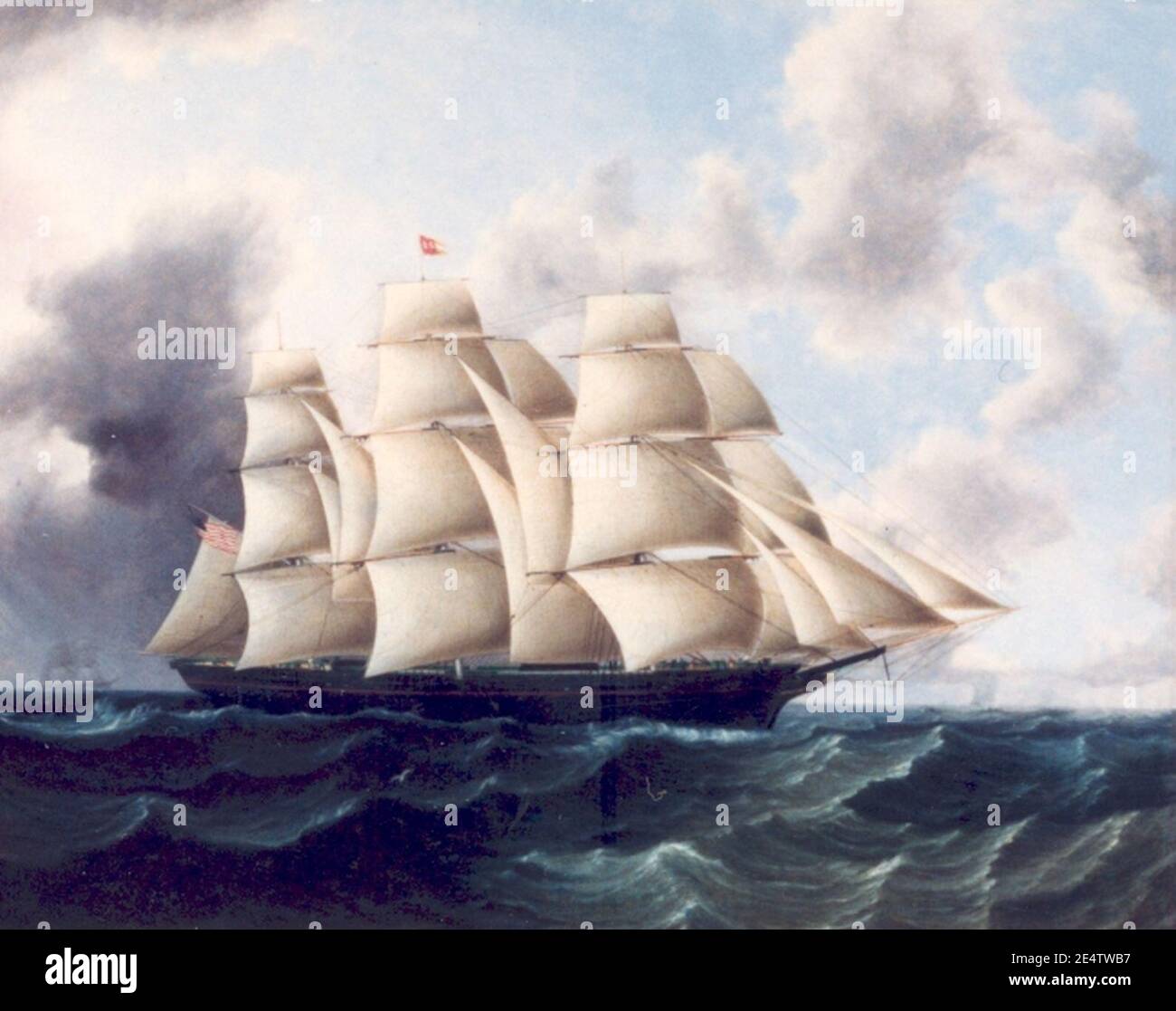 Medium Clipper Mercury by James E. Buttersworth Stock Photo - Alamy