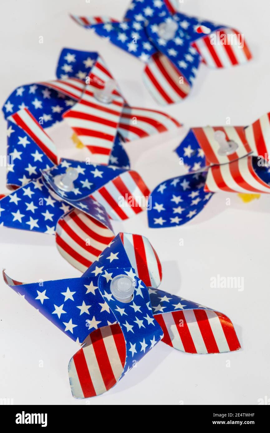 American flag pinwheels are perfect for United States holiday ...