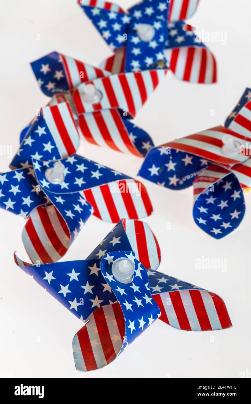 American flag pinwheels are perfect for United States holiday ...