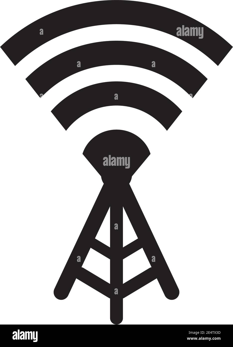 Signal wave icon logo design inspiration vector illustration template ...