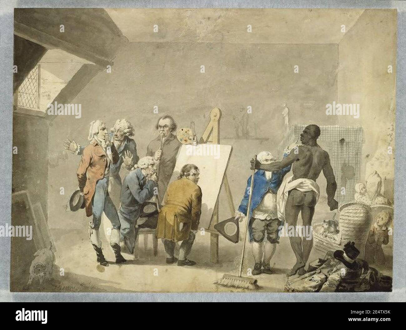 Meeting of connoisseurs Stock Photo - Alamy