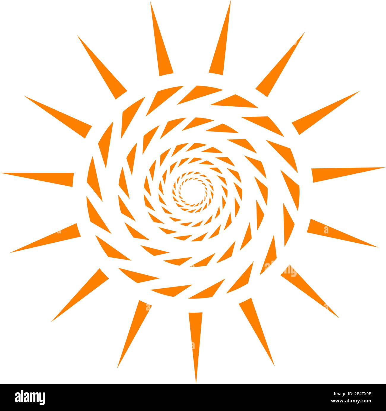 Sun logo design inspiration vector template Stock Vector Image & Art ...