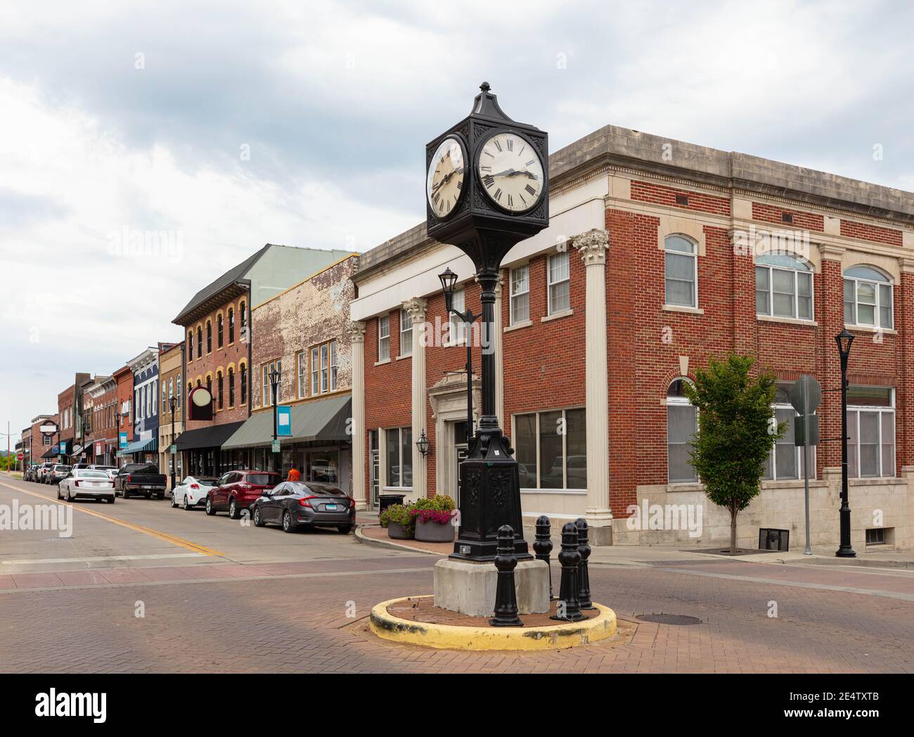 The Old Historic buildings at Main Street, in Cape Girardeau, Missouri ...