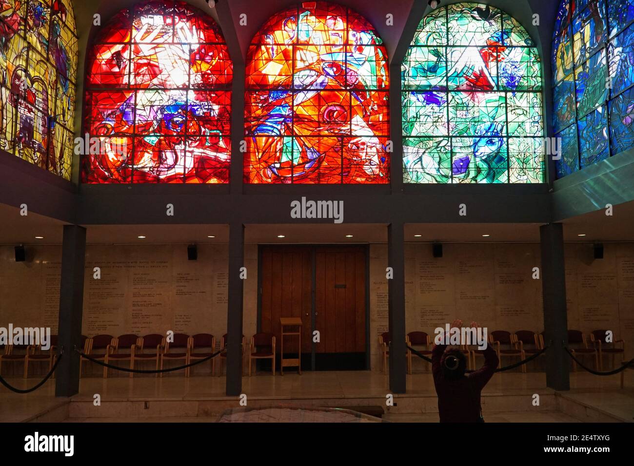 Chagall windows jerusalem hi-res stock photography and images - Alamy