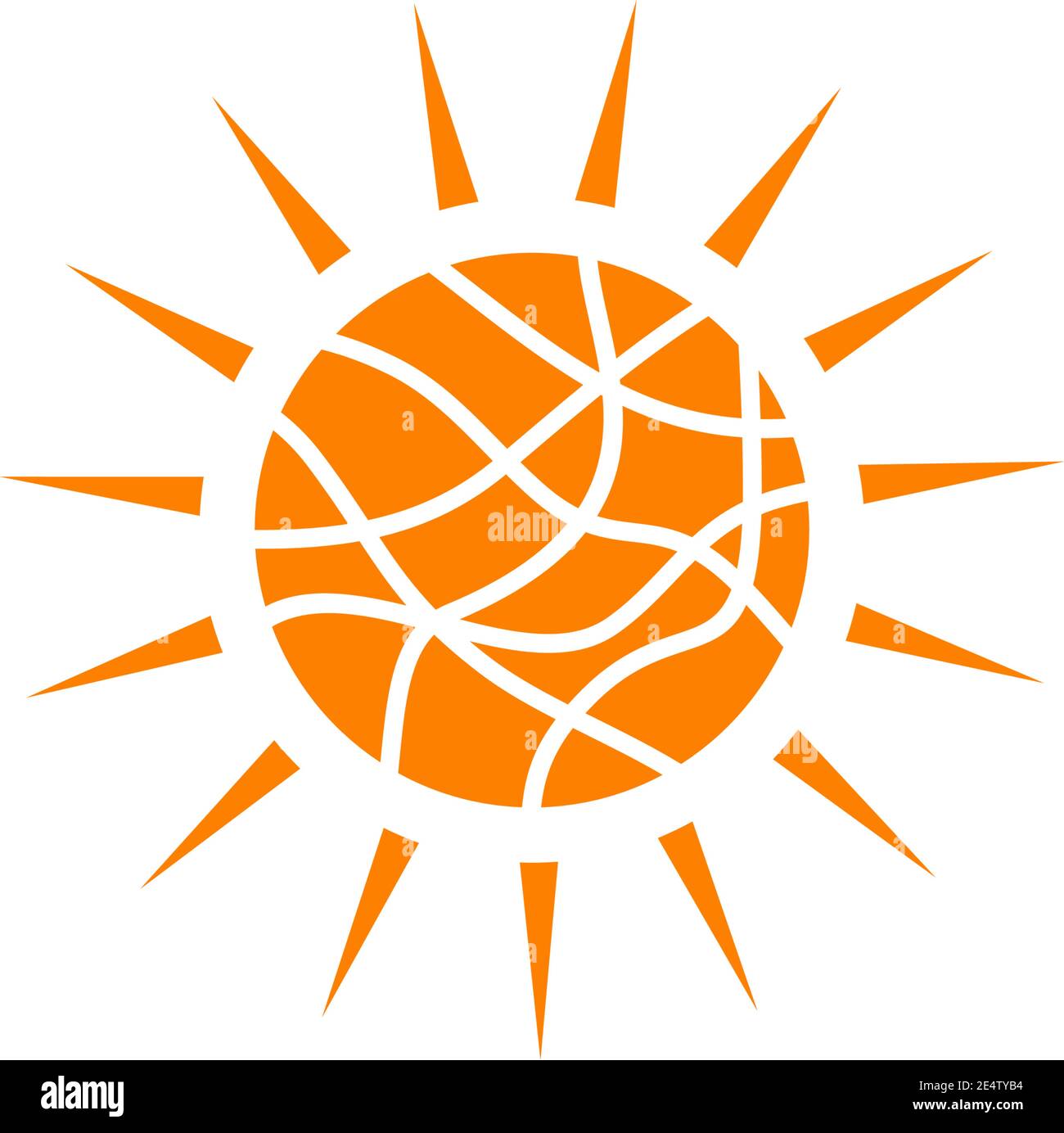 Sun logo design inspiration vector template Stock Vector Image & Art ...