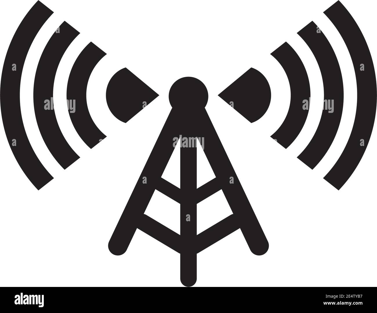 Signal wave icon logo design inspiration vector illustration template ...