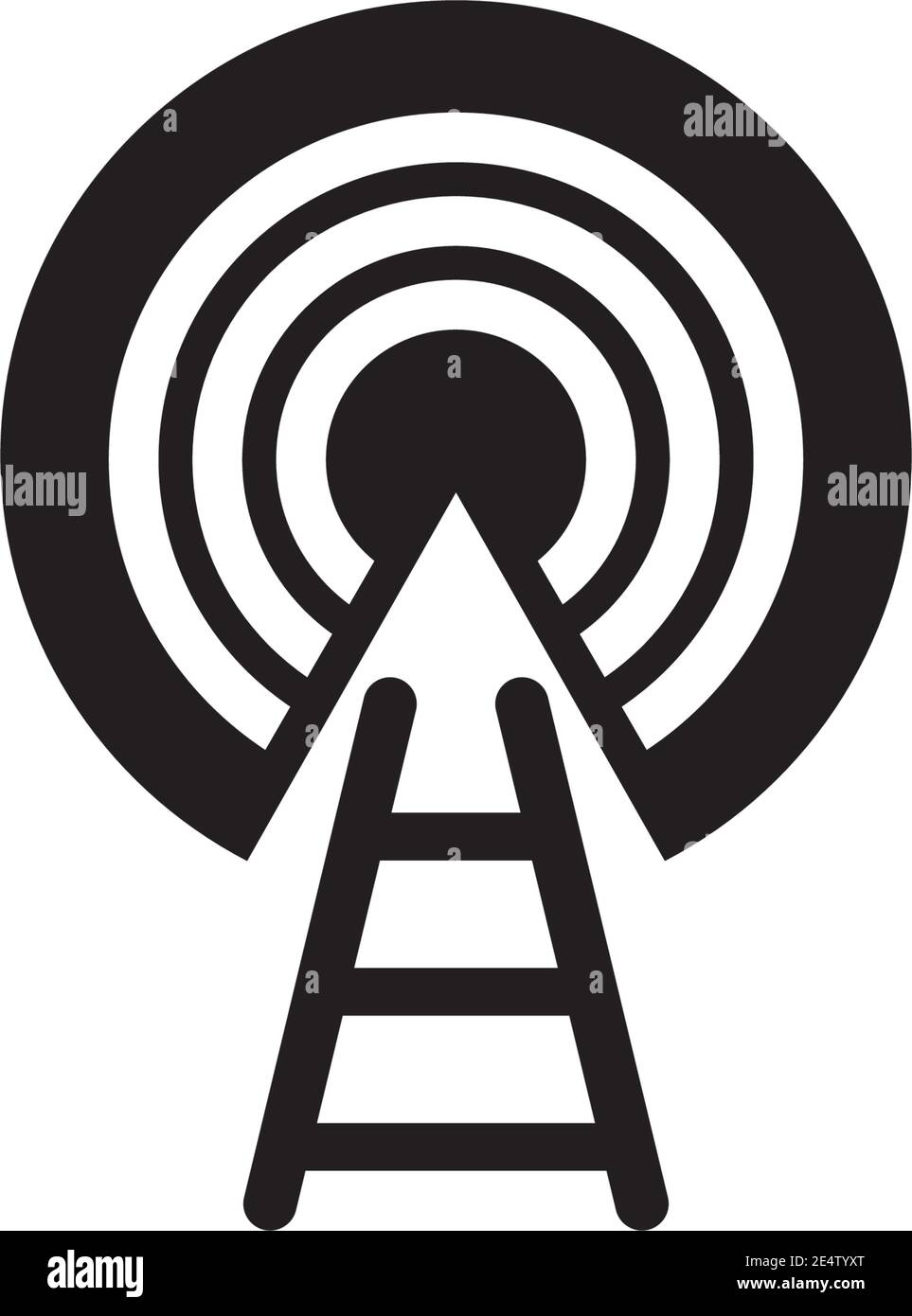 Signal wave icon logo design inspiration vector illustration template ...