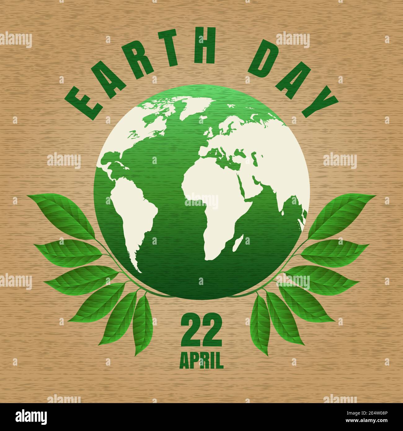 Earth day craft poster Stock Vector Image & Art - Alamy