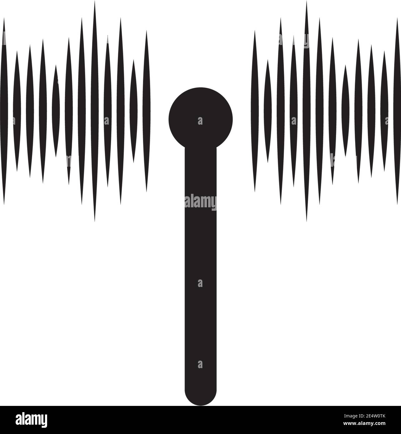 Signal wave icon logo design inspiration vector illustration template ...