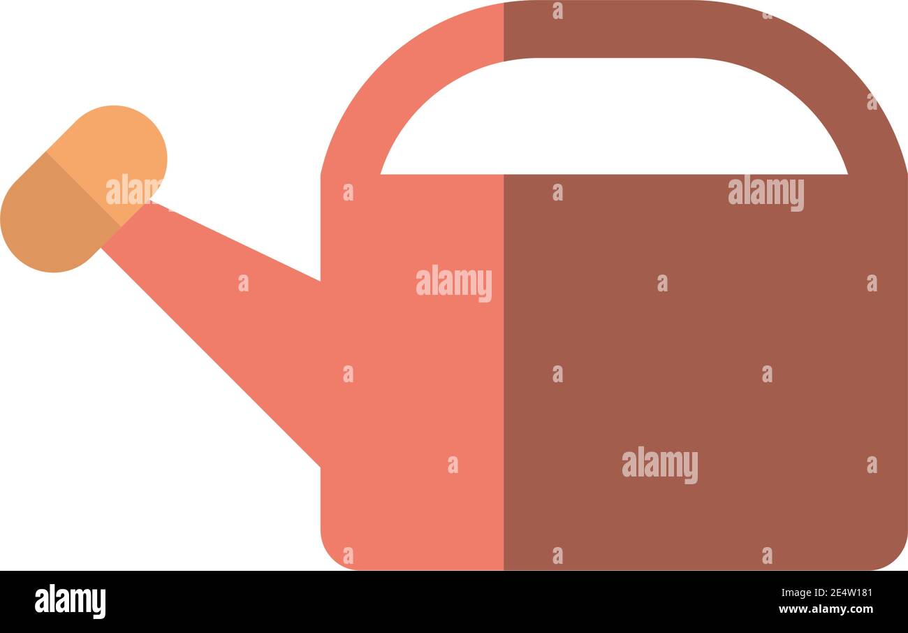Watering can design, Gardening garden planting and nature theme Vector ...