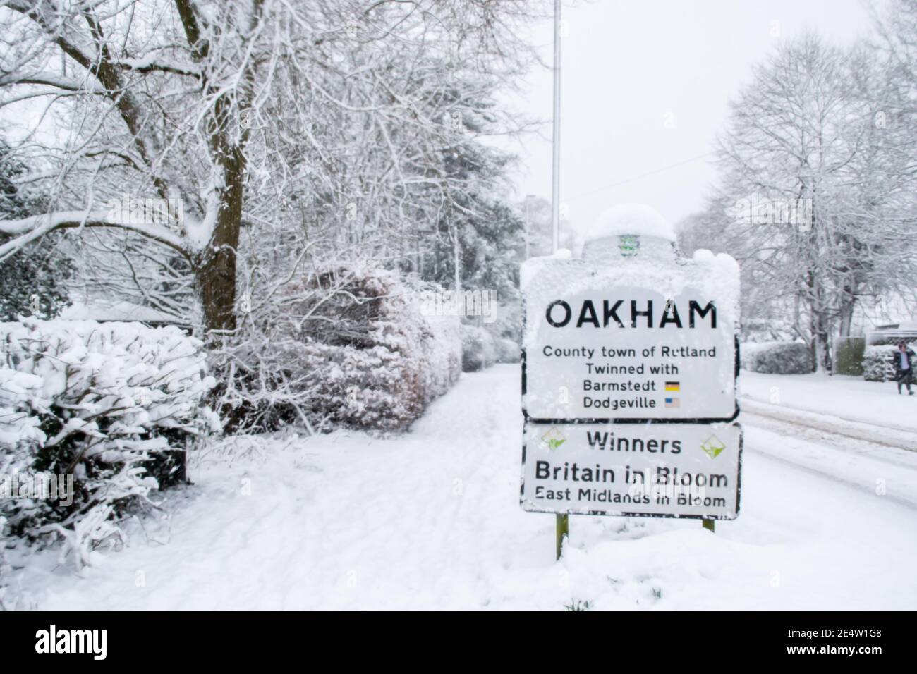 Oakham town sign hi-res stock photography and images - Alamy