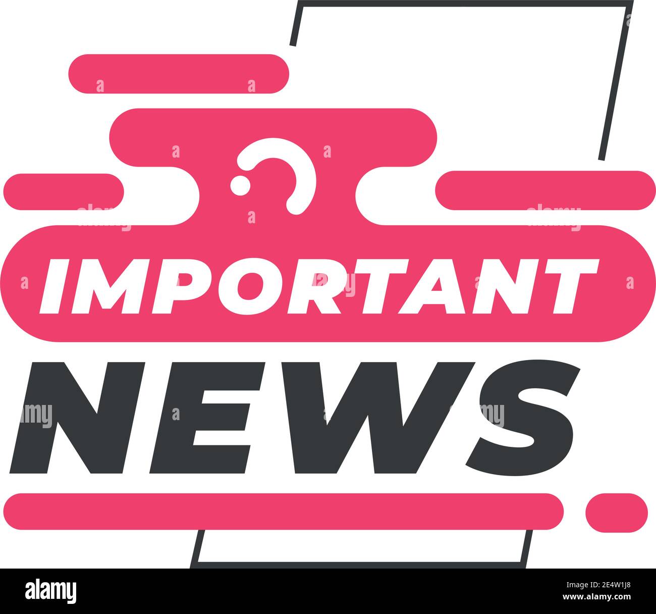 important news banner design, Technology channel communication and tv ...