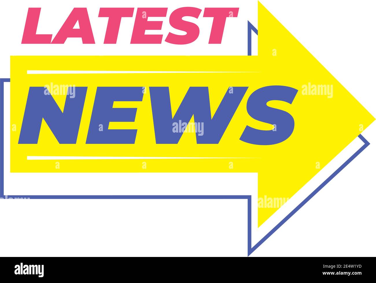 latest news arrow banner design, Technology channel communication and ...