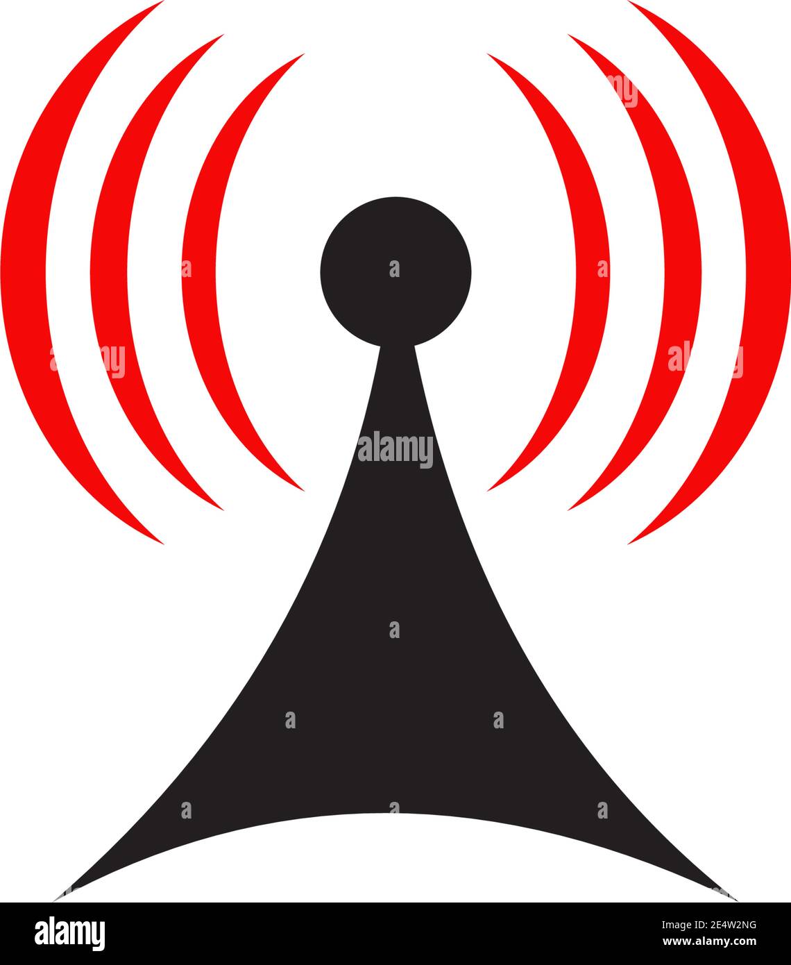 Signal wave icon logo design inspiration vector illustration template ...